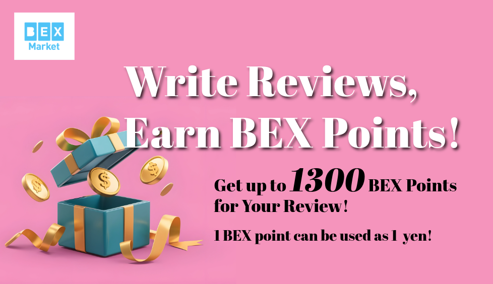 Write Reviews & Earn Up to 1,300 BEX Points!
