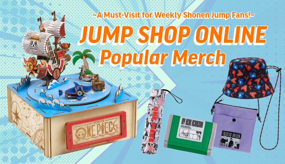 JUMP SHOP ONLINE Popular Merch ~A Must-Visit for Weekly Shonen Jump ...